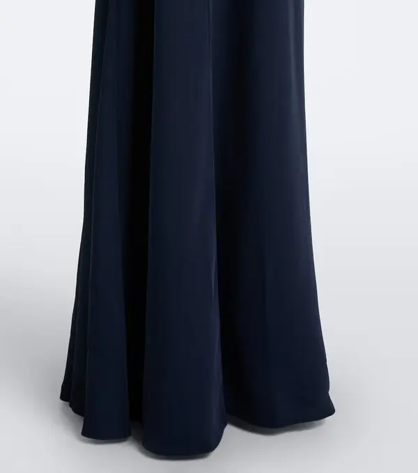 Carolina Herrera Embellished Crepe Gown