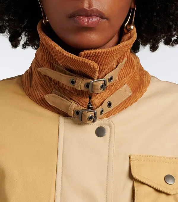 MARANT ETOILE Risla Patchwork Cotton Jacket