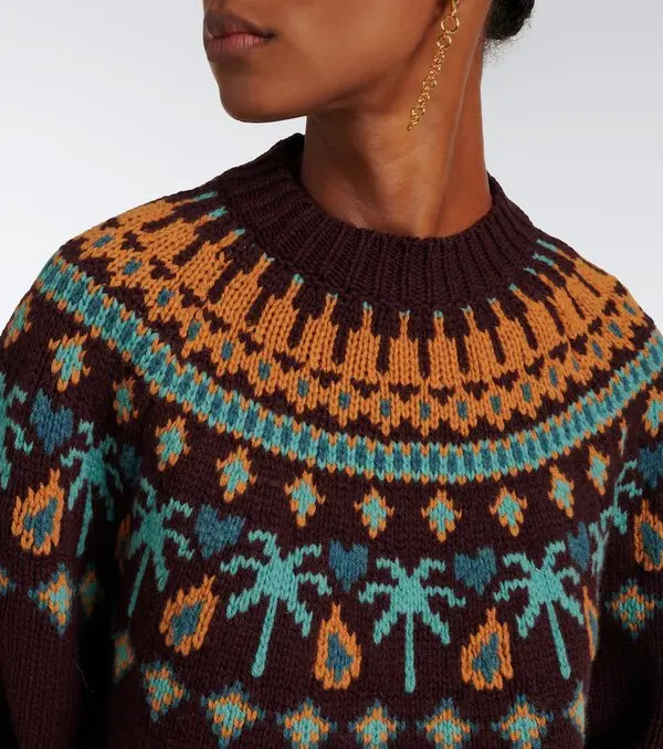 Alanui Virgin Wool Patterned Sweater