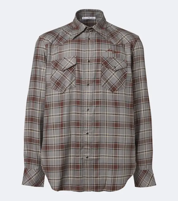Acne Studios Surrow Checked Flannel Shirt