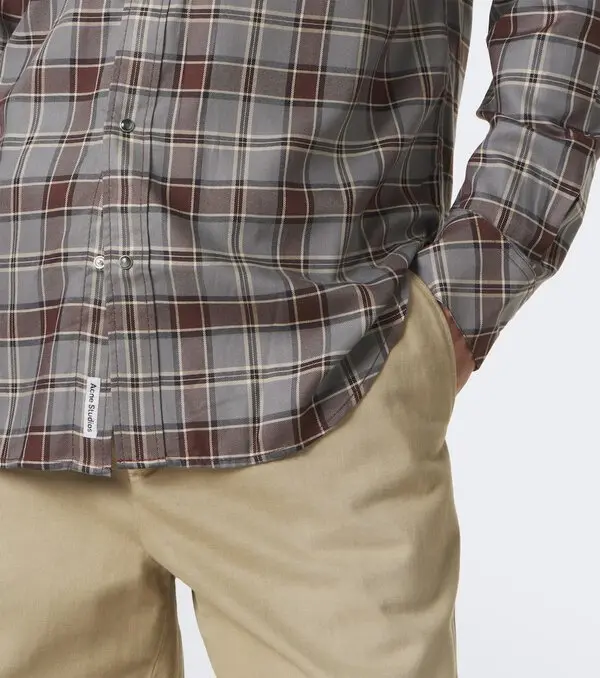 Acne Studios Surrow Checked Flannel Shirt