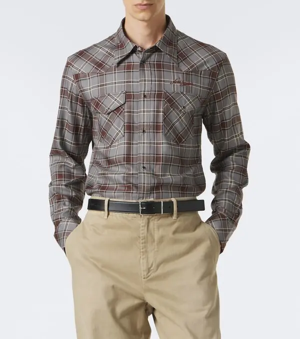 Acne Studios Surrow Checked Flannel Shirt