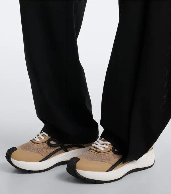 Loewe Pogo Mesh-trimmed Sneakers