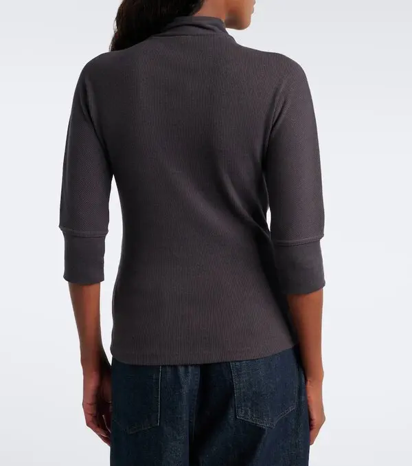 LEMAIRE Cotton And Linen-blend Jersey T-shirt