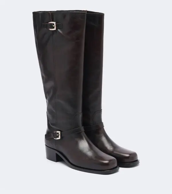 Staud Brooklyn Leather Knee-high Boots