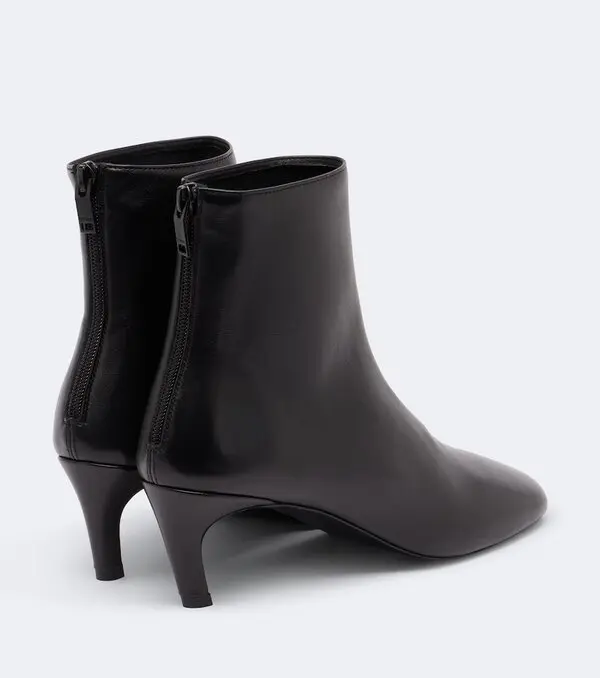 TOTEME Leather Ankle Boots