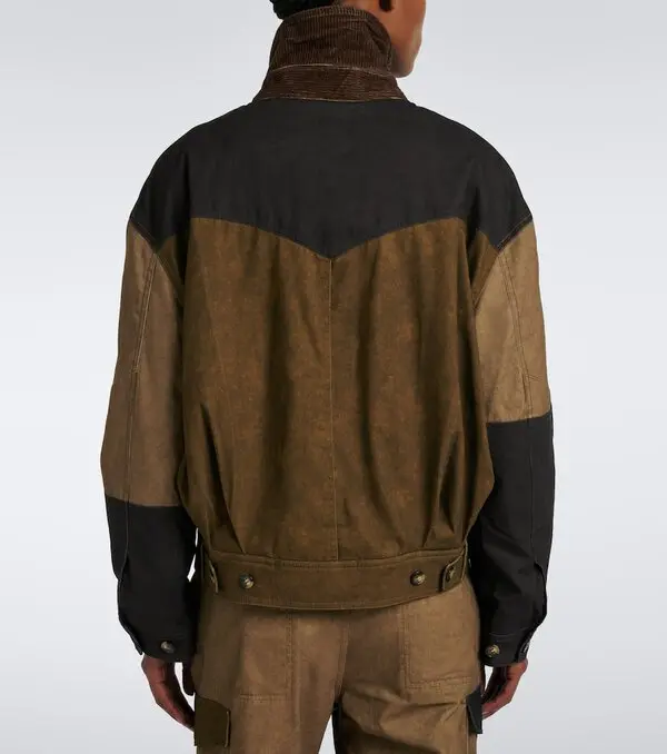 MARANT ETOILE Risla Patchwork Cotton Jacket