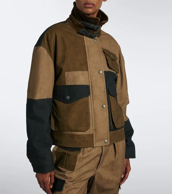 MARANT ETOILE Risla Patchwork Cotton Jacket