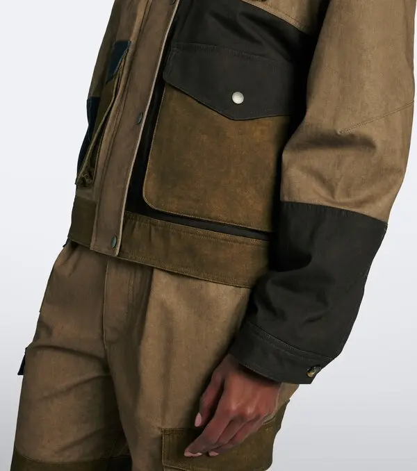 MARANT ETOILE Risla Patchwork Cotton Jacket