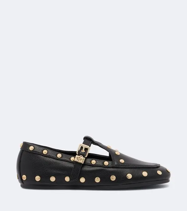 GANNI Mary Jenny Studded Flats