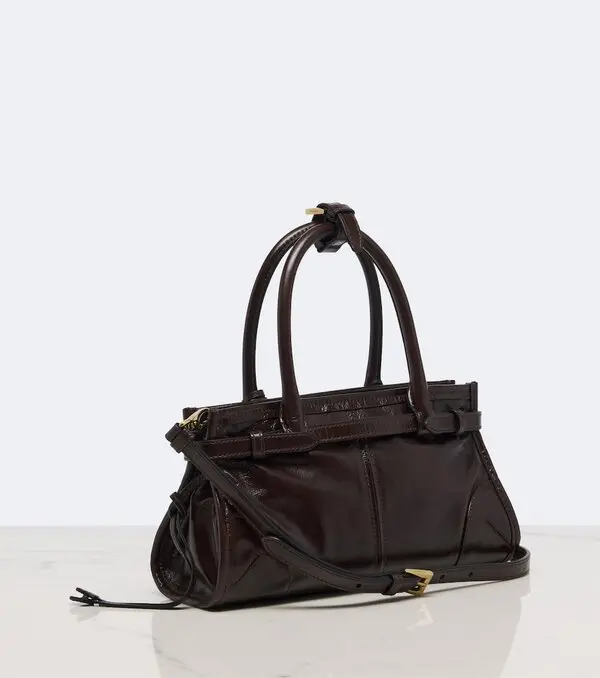 Prada Bonnie Mini Leather Top-handle Bag
