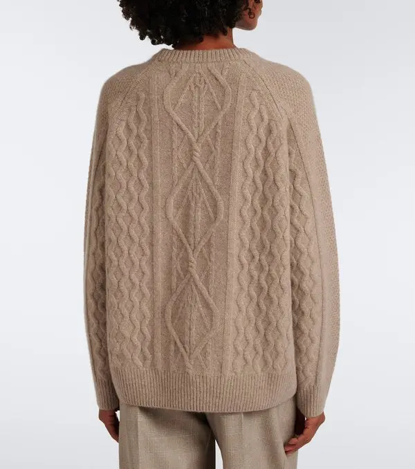 Arch4 Delilah Cable-knit Cashmere Sweater