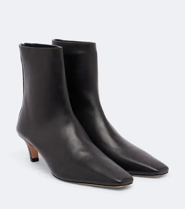 TOTEME Leather Ankle Boots