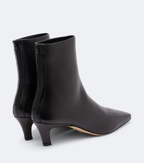 TOTEME Leather Ankle Boots