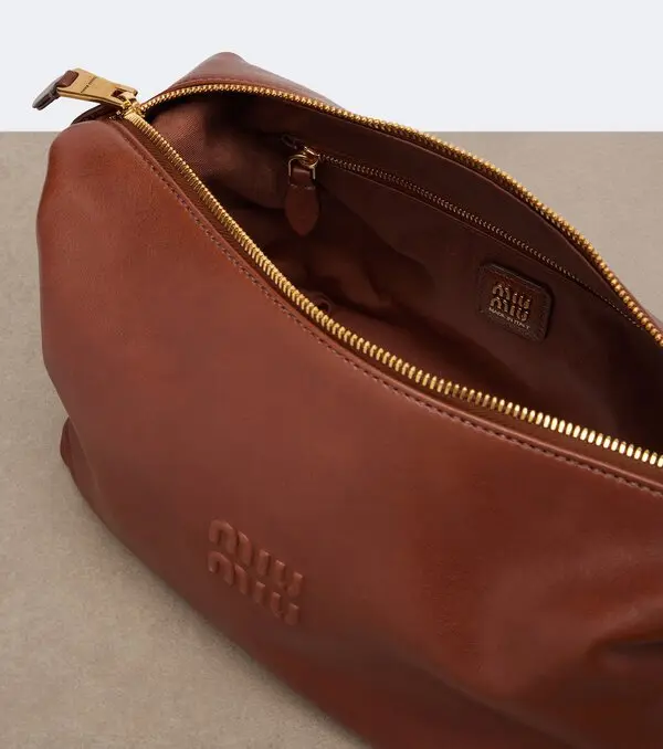 Miu Miu Spirit Leather Shoulder Bag