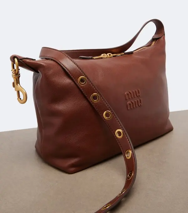 Miu Miu Spirit Leather Shoulder Bag