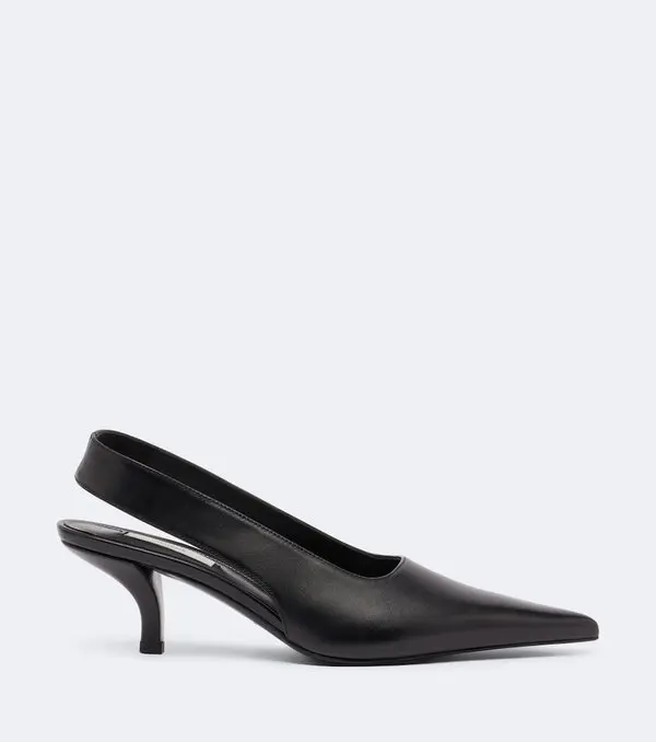 TOTEME Leather Slingback Pumps
