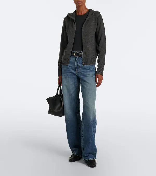 Max Mara Cashmere Zip-up Hoodie