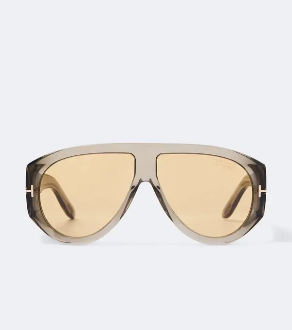 TOM FORD Bronson Aviator Sunglasses - Green