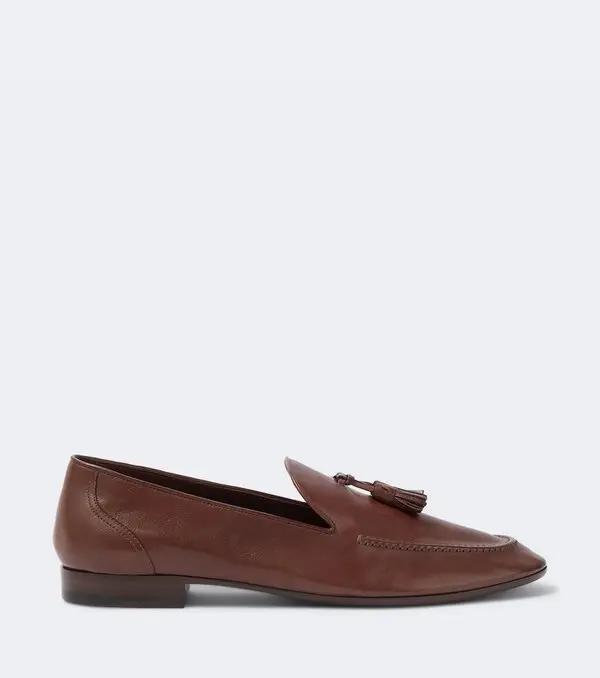 THE ROW Caden Leather Loafers