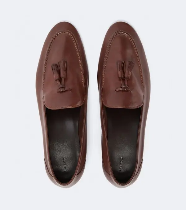 THE ROW Caden Leather Loafers