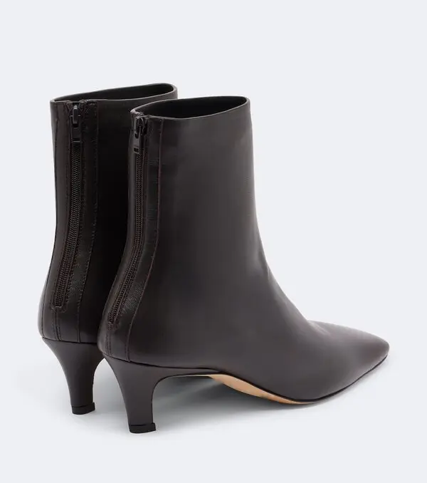 TOTEME Leather Ankle Boots
