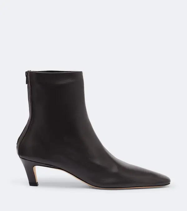 TOTEME Leather Ankle Boots