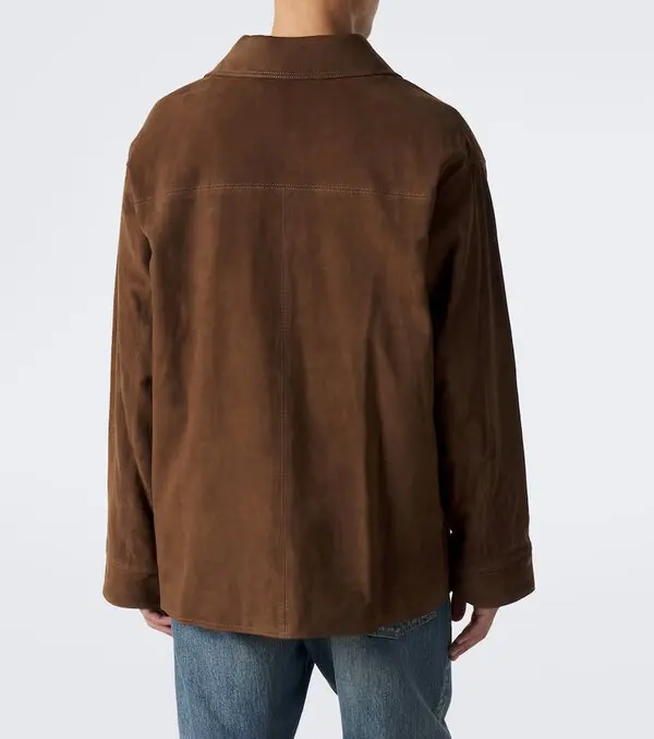 A.PRESSE Nubuck Leather Jacket