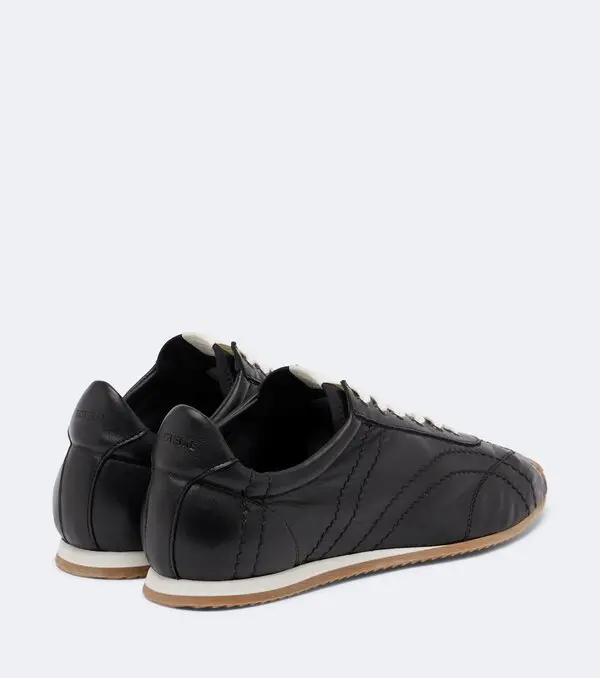 TOTEME Flex Leather Sneakers