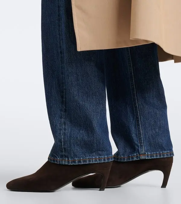 TOTEME Suede Ankle Boots