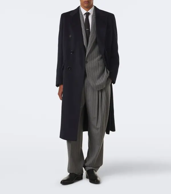 Dolce & Gabbana Pinstripe Virgin Wool Suit Trousers