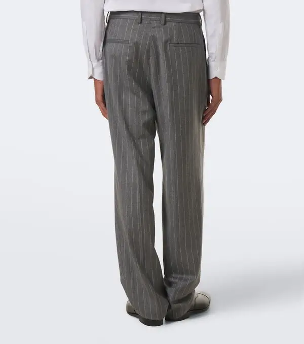 Dolce & Gabbana Pinstripe Virgin Wool Suit Trousers