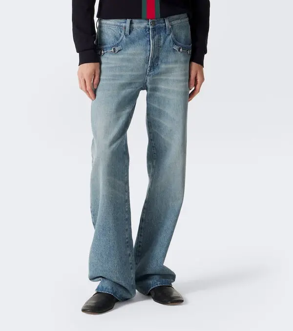 Gucci Horsebit Flared Jeans