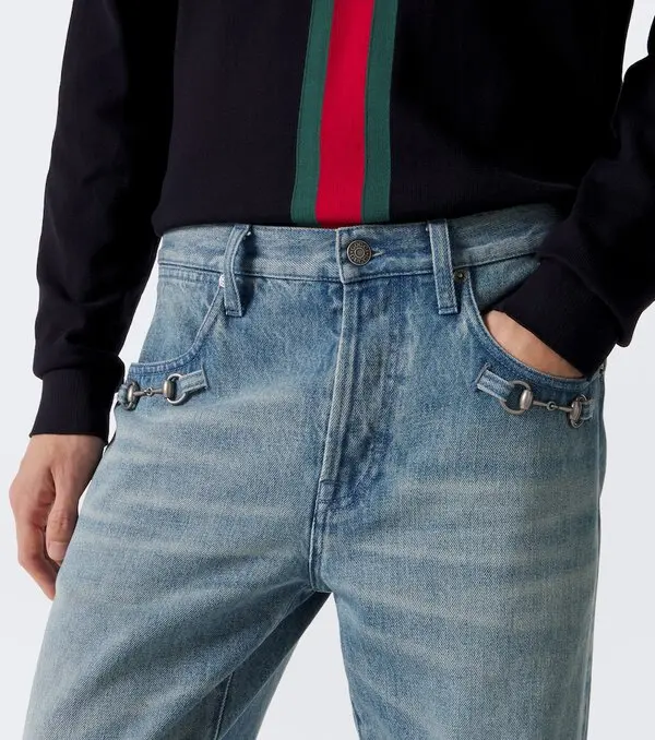 Gucci Horsebit Flared Jeans