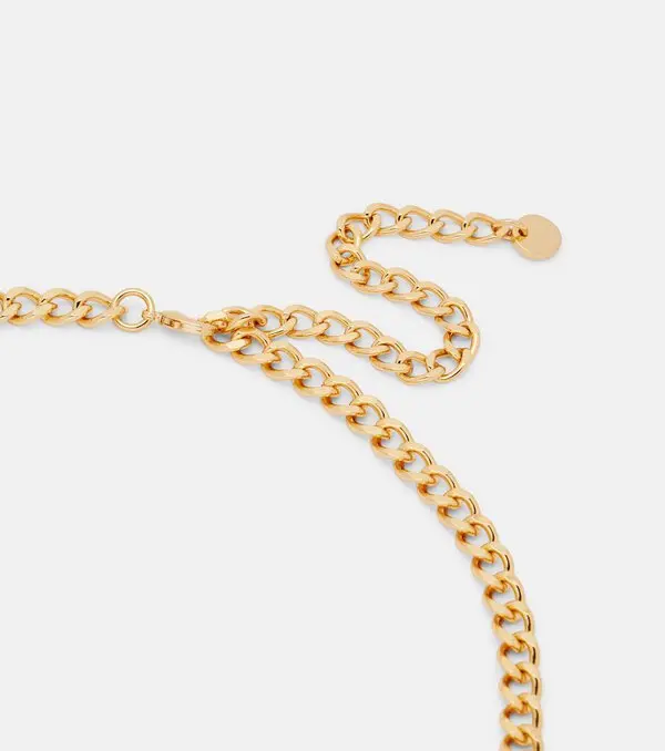SELF-PORTRAIT Engraved Charm Necklace