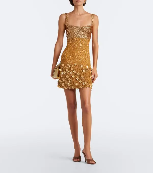LA FUORI Sequined Minidress