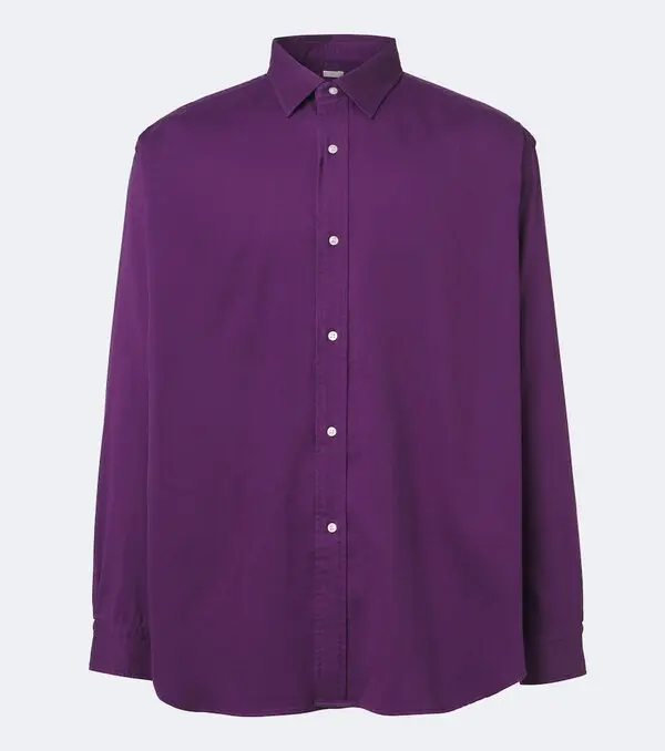 A.PRESSE Cotton Twill Shirt