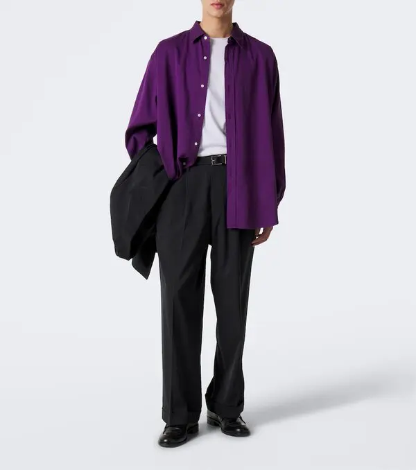 A.PRESSE Cotton Twill Shirt