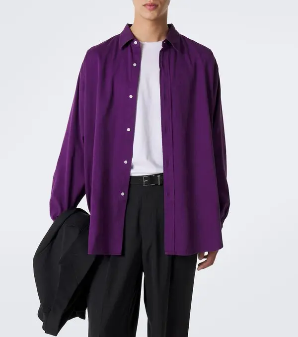 A.PRESSE Cotton Twill Shirt