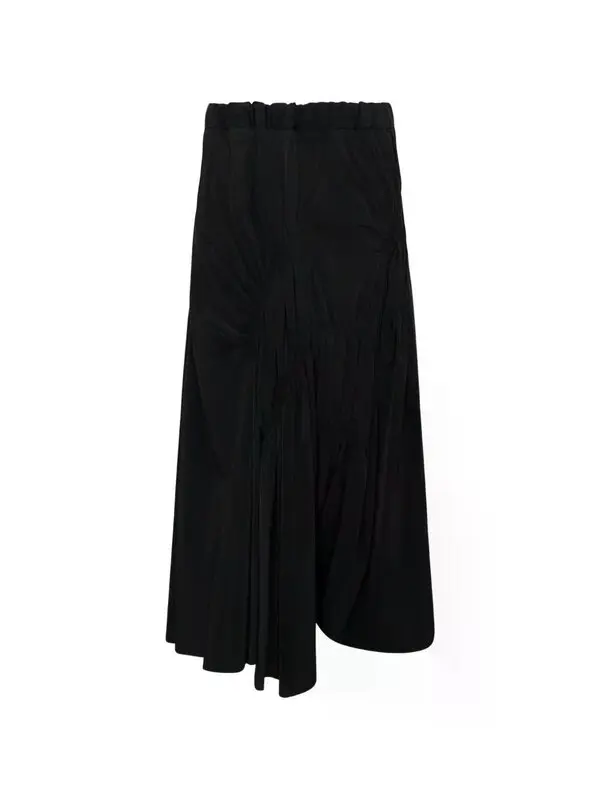 Y’s Gather-pleated Wide-leg Trousers