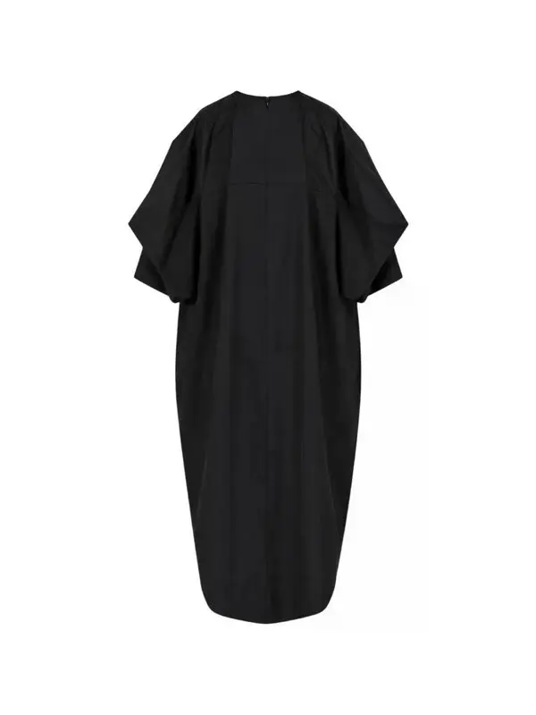 ENFOLD Midi Box Pleated-sleeve Dress