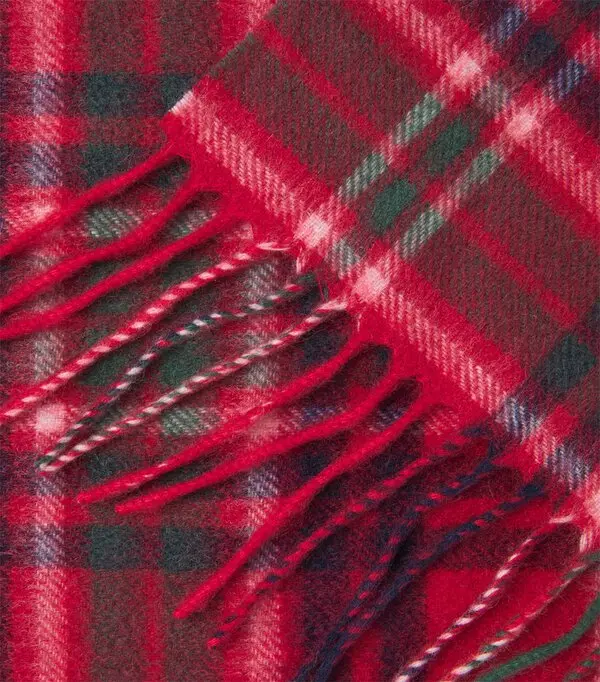 Harrods Cashmere Tartan Scarf