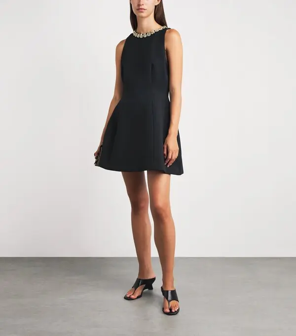 Sandro Crystal-embellished Mini Dress