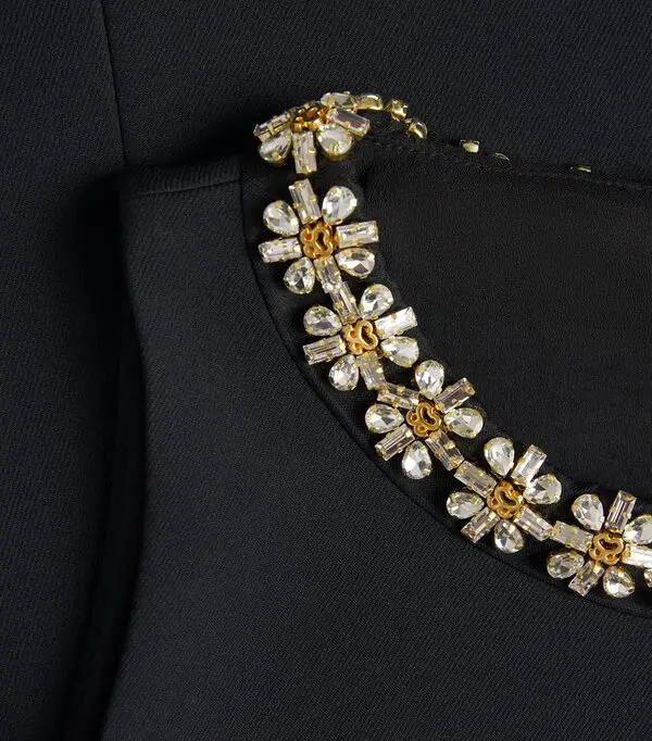 Sandro Crystal-embellished Mini Dress