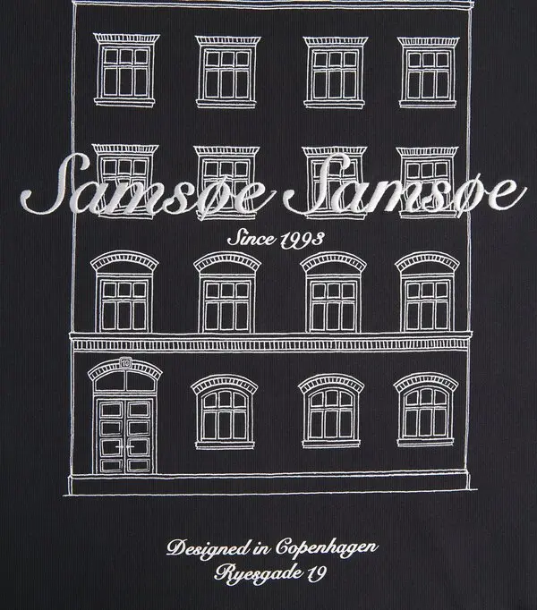 Samsøe Samsøe Organic Cotton Sauni T-shirt - Black