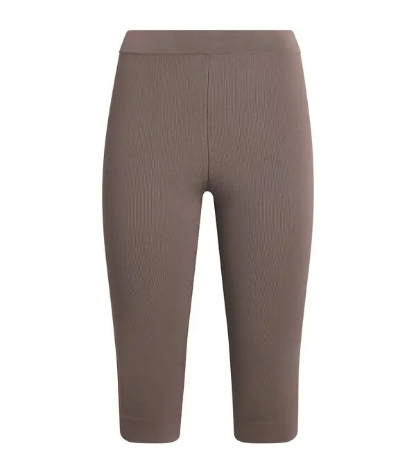 SKIMS Refined Knit High-rise Capris