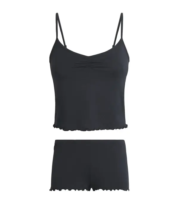 SKIMS Sleep Cami Short Pyjama Set - Black