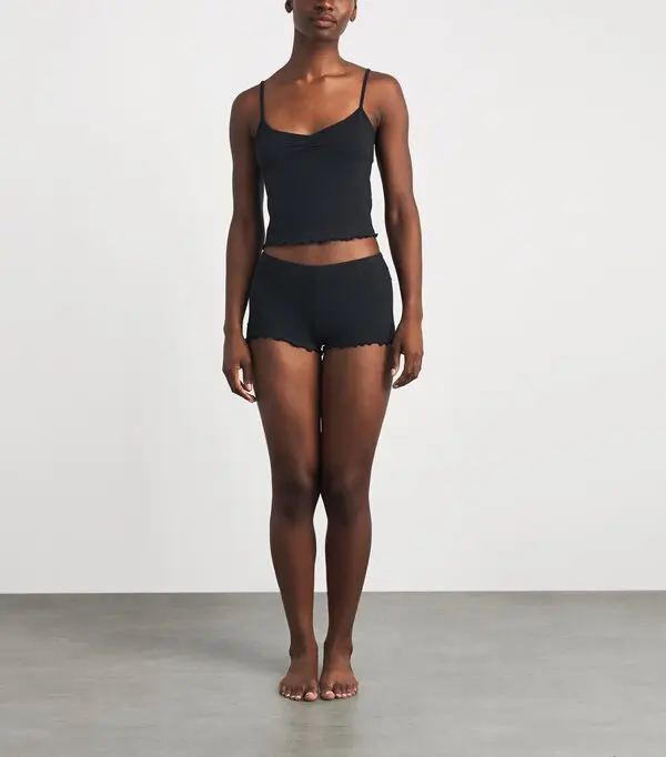 SKIMS Sleep Cami Short Pyjama Set - Black