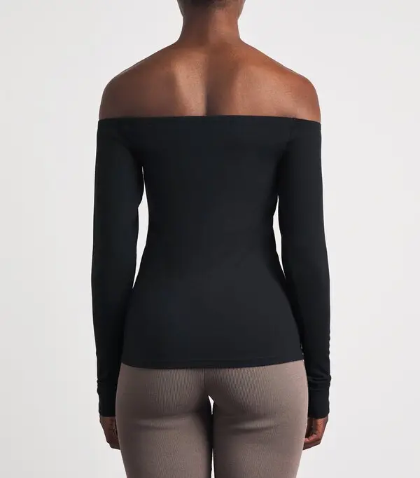 SKIMS Smooth Layers Off-the-shoulder Top