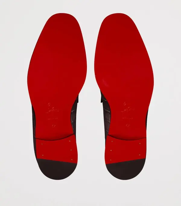 CHRISTIAN LOUBOUTIN Chambelimoc Leather Loafers